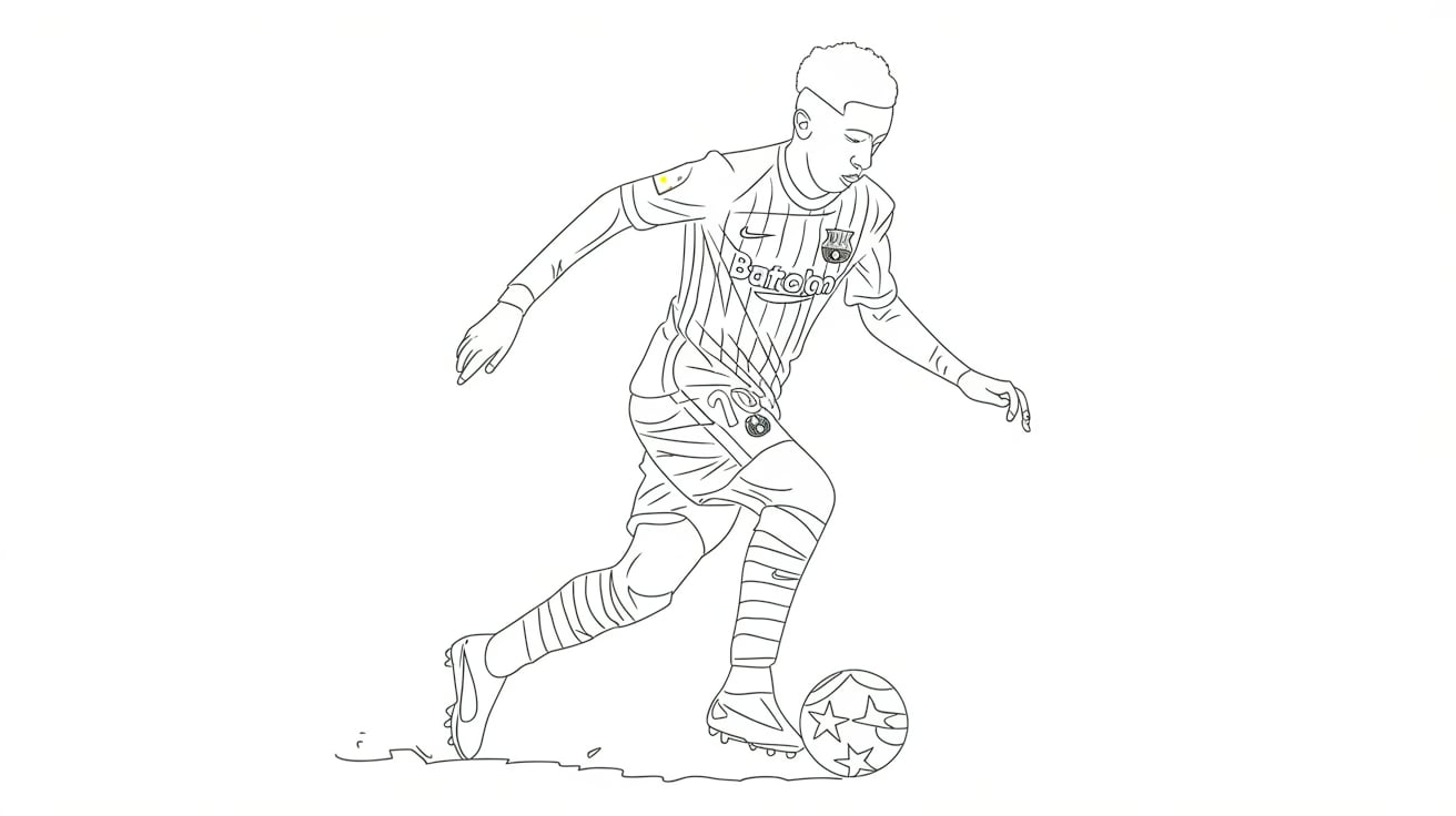 printable coloring pages of soccer players