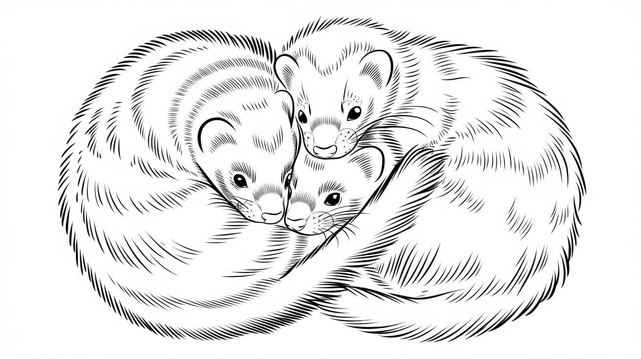 35 Ferret Coloring Pages for Kids - Richmond Mom