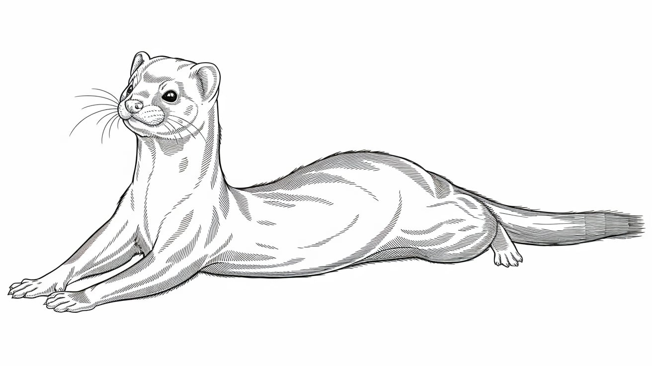35 Ferret Coloring Pages for Kids - Richmond Mom